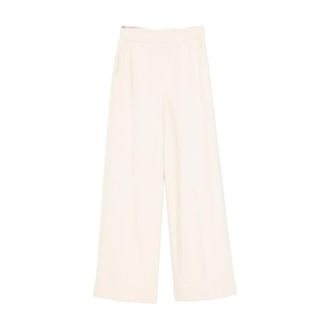 Semicouture Buddy Pantalon en Laine - Femme - Pantalons - Blanc - Taille: 42 FR