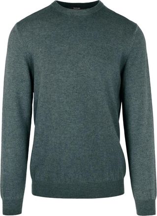 Bomboogie Homme, Pulls, Bleu, Taille: 2XL Pull ras du cou en laine m&eacute;rinos teinte &agrave; froid