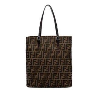 Fendi Sac cabas Pre-owned en toile - Femme - Pre-owned - Brun - Taille: ONE Size