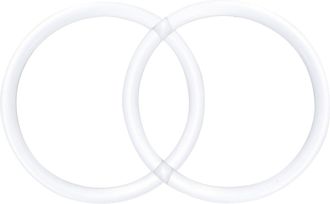 Amosfun 2Pcs Klar Acryl Runde Handtasche Griffe Transparente Handtasche Griff Kreisf&ouml;rmige Griffe Ersatz f&uuml;r DIY Tasche Handtaschen Handtasche Macht Zubeh&ouml;r