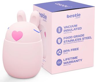 Asobu Kinder Brotdose Hase - Auslaufsicher, BPA-frei, mit weichem Griff - F&uuml;r Schule & Picknick