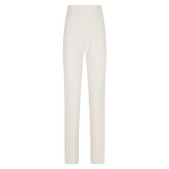 Alberta Ferretti Gerade Hose - - Trousers - Damen - Wei&szlig; - M