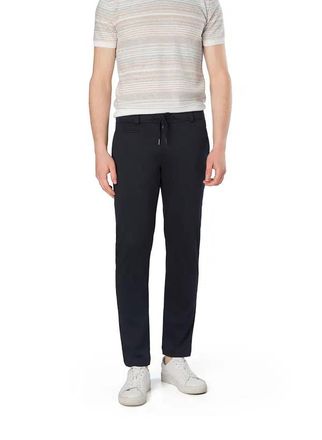 Bugatti Herren Hosen blau Slim Fit