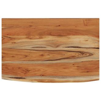 vidaXL &Eacute;tag&egrave;re murale rectangulaire massif acacia bordure assortie vidaXL