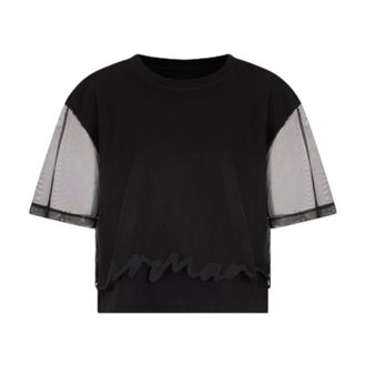 A|X Armani Exchange Damen, Oberteile, Schwarzk, XLGr&ouml;&szlig;e
