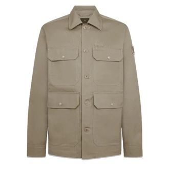 Belstaff Forge Cotton Canvas Jacket - - Shirts - Herren - Beige - S