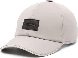 Stefano Ricci Baseballkappe mit Logo-Patch - Grau