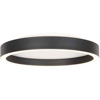 Steinhauer Deckenleuchte - Ringlux - schwarz - metall - &oslash; 30cm - Steinhauer