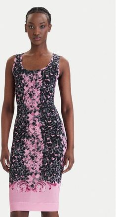 Versace Jeans Couture Kleid f&uuml;r den Alltag 80HAO9P6 JS546 Rosa Slim Fit
