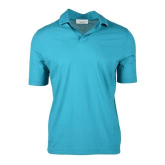 FILIPPO DE LAURENTIIS Baumwoll-Poloshirt - - Tops - Herren - Blau - L