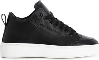 Caf&egrave;noir Baskets en Cuir &Agrave; Lacets pour Hommes, pour Homme, Couleur Noir, Taille 40