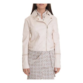 Guess Femme, Vestes, Beige, Taille: 40 FR Veste Harrington Courte