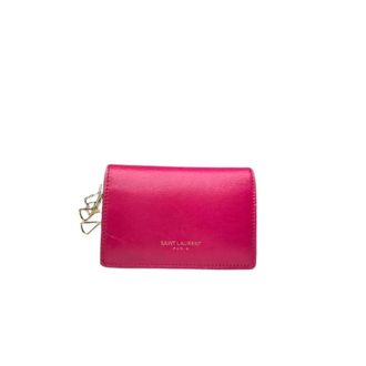 Saint Laurent Pre-owned Schl&uuml;sseletui aus Glattleder - - Pre-owned - Damen - Rosa - ONE SIZE