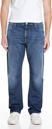 Replay Jeans Aideen mit dezenter Waschung und Stretchanteil, Straight Fit in