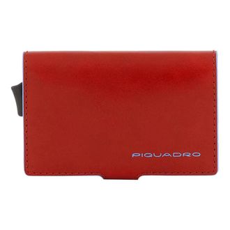Piquadro Credit Card Holder Case in Metal - Homme - Accessoires - Rouge - Taille: ONE Size