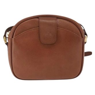 Burberry Sac &agrave; bandouli&egrave;re en cuir Pre-owned - Femme - Pre-owned - Brun - Taille: ONE Size