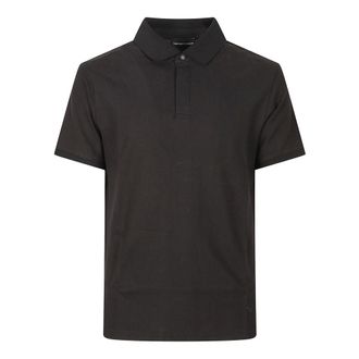 Emporio Armani Homme, Tops, Noir, Taille: M Polo textur&eacute;
