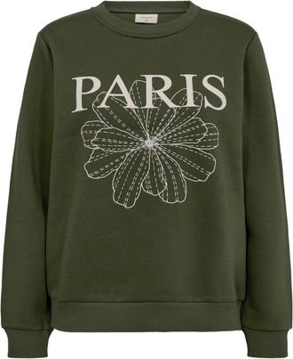 Freequent Freequent, Damen, Sweatshirts & Hoodies, Grün, MGröße