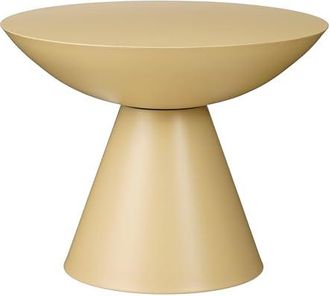 Mica Decorations Celise Beistelltisch - H44 x Ø59 cm - Metall - Beige