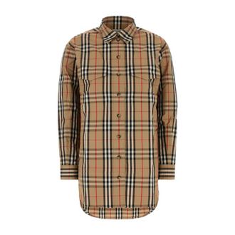 Burberry Besticktes Baumwollhemd - - Blouses & Shirts - Damen - Mehrfarbig - 3XS