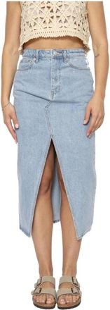 Obey Femme, Jupes, Bleu, Taille: W28 Simplex Denim Skirt