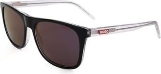 HUGO BOSS Hugo Boss Hg 1194/s 7C5/AO BLACK CRYSTL Sunglasses Men Acetate, Standard, 56