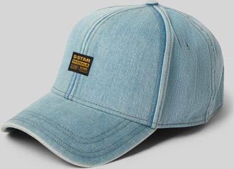 G-Star Basecap in Denim-Optik mit Label-Detail
