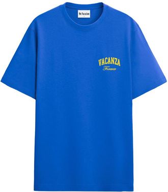 On Vacation T-Shirt aus Bio-Baumwolle mit Frontprint in