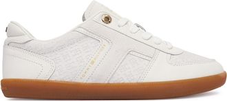 Tommy Hilfiger Sneakers Tommy Hilfiger Th Tribeca Sneaker Monogram FW0FW09691 Wei&szlig;