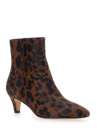 Twinset Womens Ankle Boots Brown Polyurethane