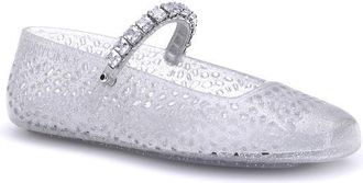 Jimmy Choo London Womens White Polyurethane Ballet Flats