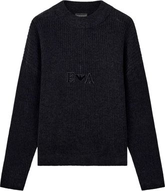 Emporio Armani Homme, Pulls, Gris, Taille: M Pulls &agrave; col rond