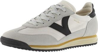 Victoria Basket Basse Unisexe Saturno Nylon & Pièces Colorées & en Croûte De Cuir & Semelle Crantée 1158100 pour Adulte Blanco 42