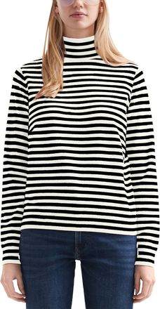 QS by s.Oliver Pullover mit Stehkragen aus Viskosemix