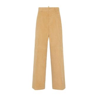 Dsquared2 Femme, Pantalons, Beige, Taille: 34 FR Straight Pantalons