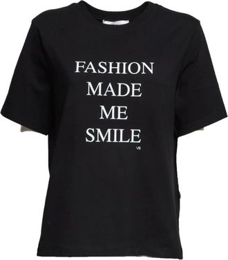 Victoria Beckham Femme, Tops, Noir, Taille: 38 FR T-Shirt