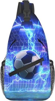 Generic Sac &agrave; bandouli&egrave;re en filet de football pour homme - Sac &agrave; dos de randonn&eacute;e pour homme