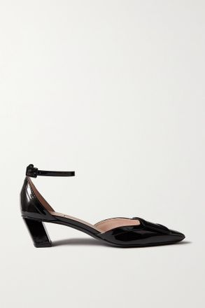 Roger Vivier Escarpins En Cuir Verni Belle Vivier 45 - Noir