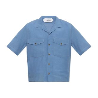 Versace Herren, Shirts, Blau, XLGr&ouml;&szlig;e