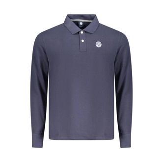 North Sails Polohemd aus Baumwolle mit klassischem Kragen - - Tops - Herren - Blau - S