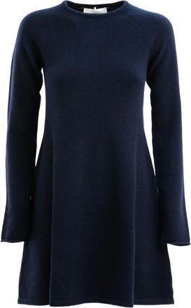 Lisa Yang Minikleid mit Raglanärmeln - Blau