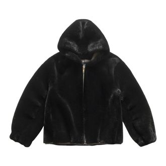 Just things we like Kokoro Shearling Jacket - Femme - Vestes - Noir - Taille: 38 FR