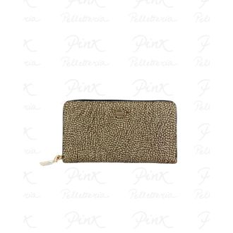 Borbonese Gro&szlig;e Geldb&ouml;rse mit Rei&szlig;verschluss - - Accessories - Damen - Beige - ONE SIZE