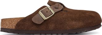 Birkenstock Pantoletten Birkenstock Boston Braided 1031716 Braun