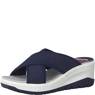Jana Femme 8-27260-20 Mules, Bleu Marine, 40 EU Large