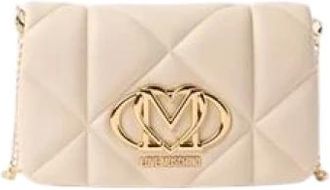 Love Moschino Femme, Sacs, Beige, Taille: ONE Size Sac Quotidien Chic Matelass&eacute; Emboss&eacute;