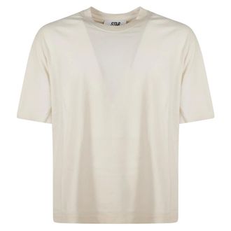 Golden Goose Homme, Tops, Beige, Taille: XS Star T-Shirt