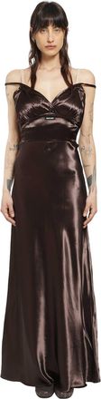 Miu Miu Long Satin Dress