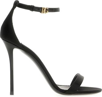 Dolce & Gabbana Femme, Chaussures, Noir, Taille: 38 EU Keira 105 Sandal