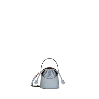 Etro Kleine Saturno Leder-Bucket Bag - - Bags - Damen - Blau - ONE SIZE